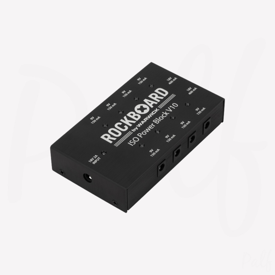 Rockboard - ISO Power Block V10 | Alimentation pour 8 pédales et plus Rockboard - ISO Power Block V10 | Alimentation pour 8 pédales et plus